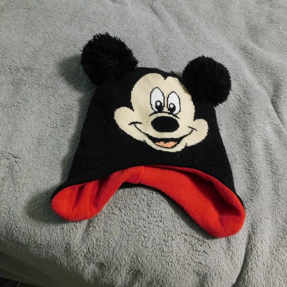 Disney | Accessories | Mickey Mouse Knit Hat Head Ware For Your Little ...